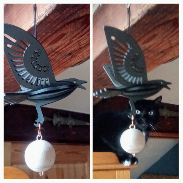 Cornish Crow Decoration Laser Cut / Lasercut Mdf Raven Goth Emo Edgar ...