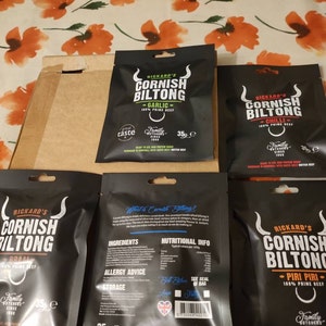 Tasty Traditional Biltong Stick - 500g - Rickard's Cornish Biltong ...