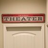 Theater Wood Sign, Home Theater Decor, Movie Lover Sign, Movie Room ...