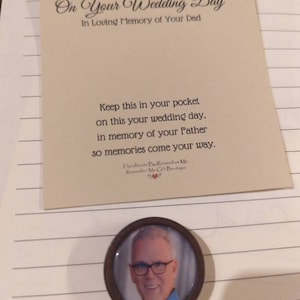 Custom Pocket Memory Stone, Personalized Memorial Stone With Photo, on ...