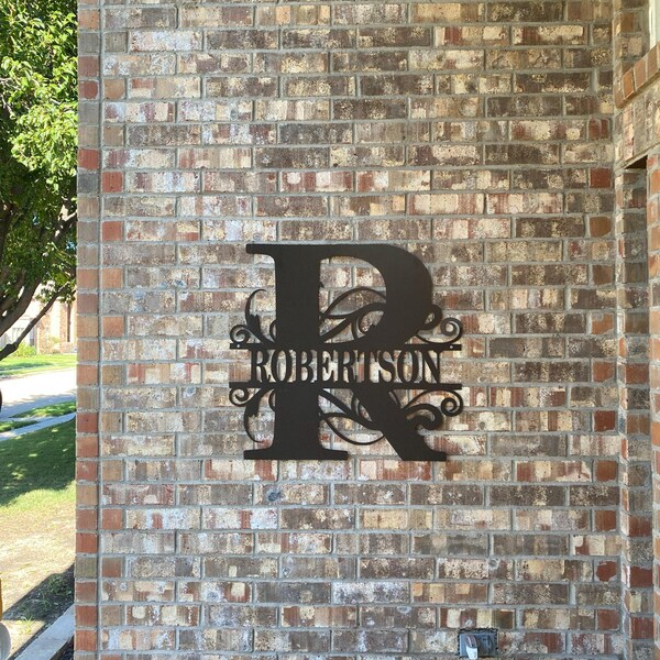 Modern Deco 3 or 4 Inch Metal House Number Sign Retro House Number Sign ...