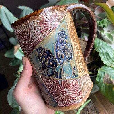 Sea Turtle Pottery Flower Vase Hand Made - Etsy