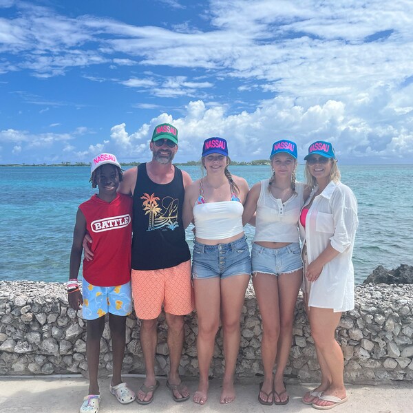 Foil Letters Custom Trucker Hat Cap, Girls Trip, 40th Birthday Gift ...