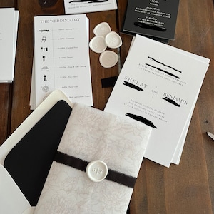 Champagne Pink and Ivory Wedding Invitation Suite - Etsy