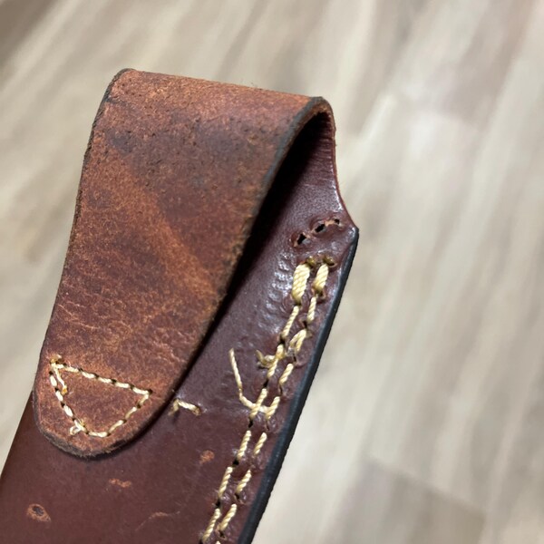 Medieval Work Knife Celtic Viking Hardwood Leather Sheath Sax Style ...