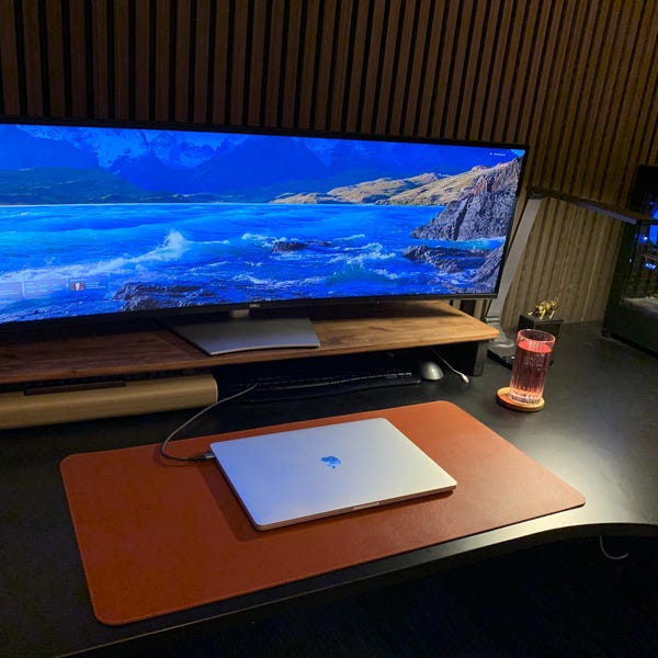 Solid Oak Monitor Stand Custom Size / Shelf / Raiser/ Home Office/ Imac ...