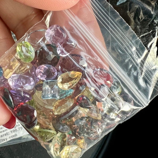 Gemstones Loose Natural Gemstones Lot Mix Mixed Gemstone Lot Wholesale ...