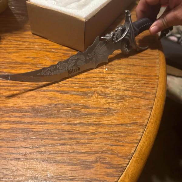 Handmade Sharpened Japanese Samurai Sword T10 Steel Hamon With Sharp ...