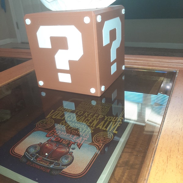 Super Mario Bros Question Block Tissue Box Cover - Etsy