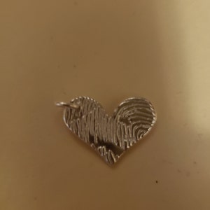 Personalized Silver Men's Fingerprint Tie Clip Custom - Etsy