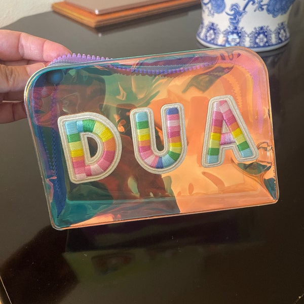 Rainbow Letter Patch 3D Self Adhesive Sticker 2.15" 5.5cm Stick on ...