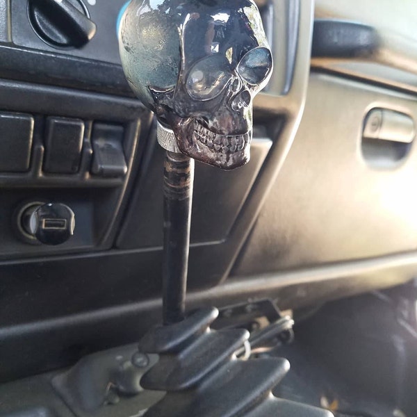 Cool Custom Black Skull Shift Knob - Etsy