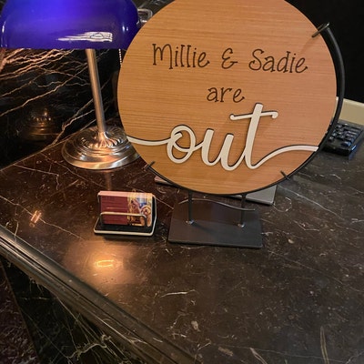 Stepping Out Sign / Be Back Soon Sign / Business Decor / Small - Etsy