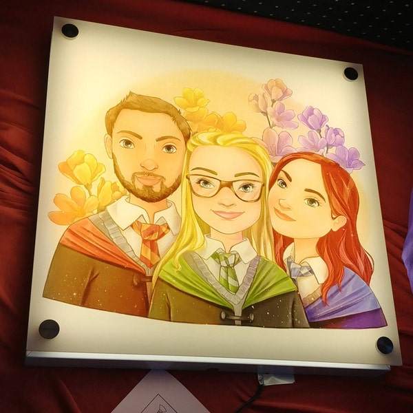 MAGIC STUDENT PORTRAIT | Custom Portrait | Illustration Portrait ...