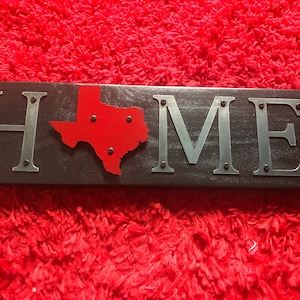 Ohio HOME Sign. Rustic Wood and Metal Unframed - Etsy