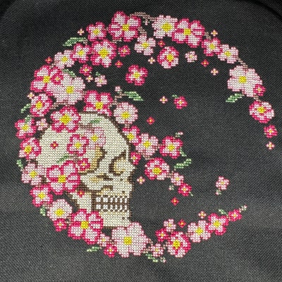 Victorian Poison Bottle Bookmark Pattern Cross Stitch Embroidery Gothic ...