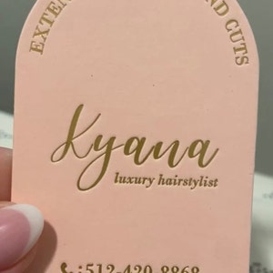 Luxury Gold Foil Business Cards Design and Print, Foil Edging Calling ...