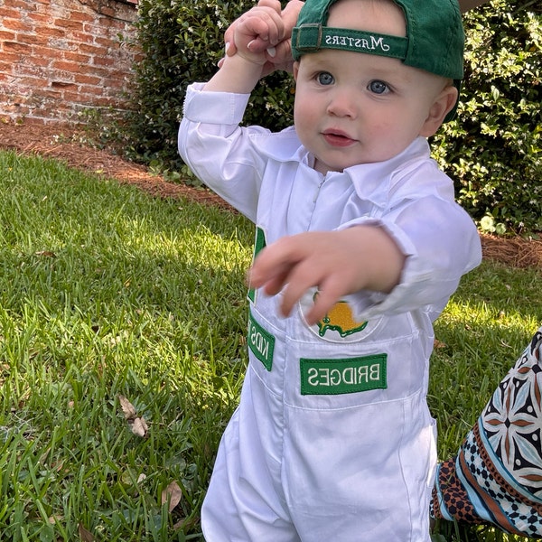 Personalized Golf Long-short Caddy Outfit for Kids*toddler Golf White ...