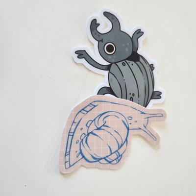 Snail Buddies Sticker Pack - Etsy
