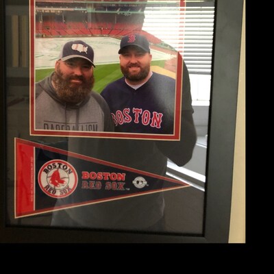 Boston Red Sox Custom Picture Frame W/ Mini Pennant Fits - Etsy