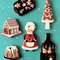 Mrs Claus' Bake Shop Cookie Decorating Tutorial Workbook - Etsy Canada