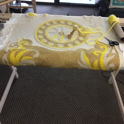 Solid Hardwood Cheticamp Rug Hooking Frame - Etsy