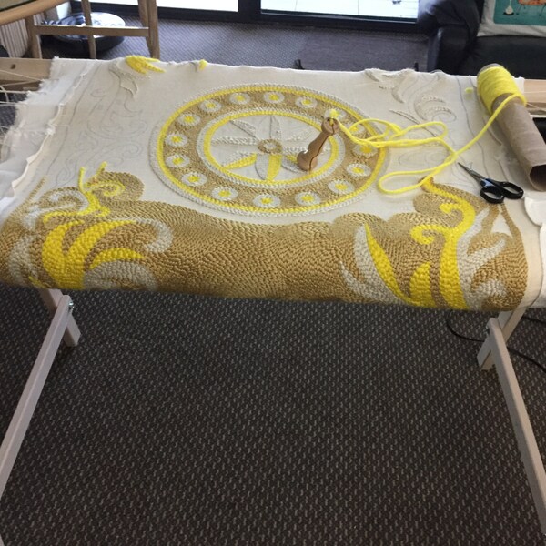 Solid Hardwood Cheticamp Rug Hooking Frame - Etsy