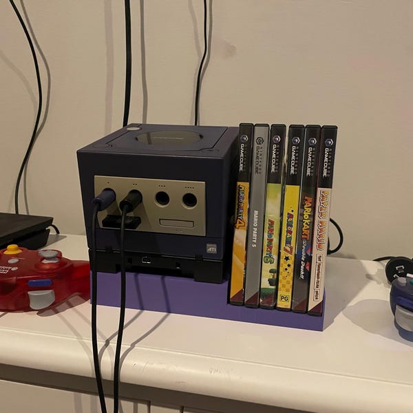 Nintendo Gamecube Display Stand; Gamecube Game Storage - Etsy