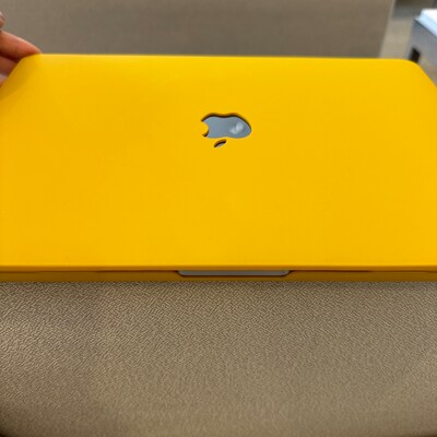 Luminous Yellow Hard Case Cover for MacBook Air 13 MacBook Pro 13 14 16 ...