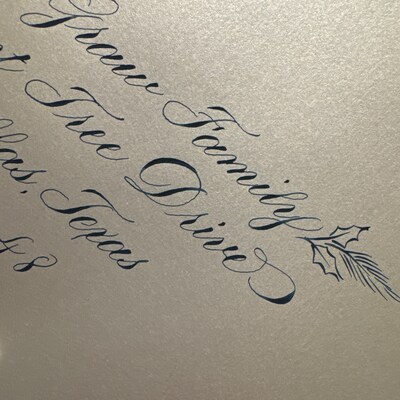 Custom Lettered Tag hand Written Names in Your Choice of Calligraphy ...