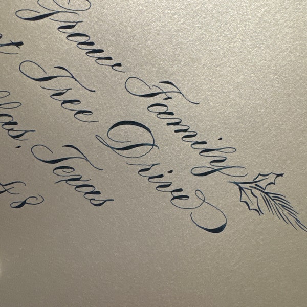 Custom Lettered Tag -hand Written Names in Your Choice of Calligraphy ...