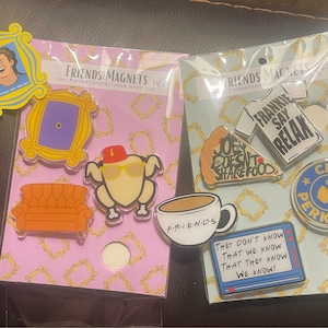 Friends Theme 2 Pack Fridge Magnets the Doors Monicas , Rachel Door ...