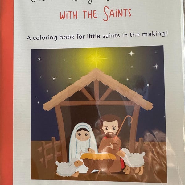 Celebrating the 12 Days of Christmas With the Saints Coloring Book. 6x9 ...