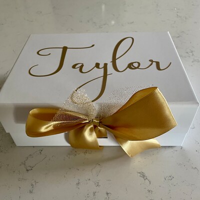 Bridal Gift Box, Bride to Be Gift Box, Personalized Bridal Gift Box ...