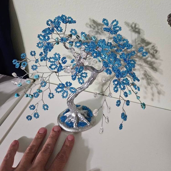 Coral Tree,beaded Tree,red Crystal Tree of Life,lucky Charm Tree of ...