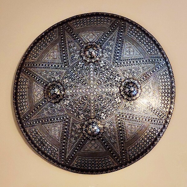 Ceremonial Sikh Rajput Maratha Indian Royal Sword Talwar With Gold ...