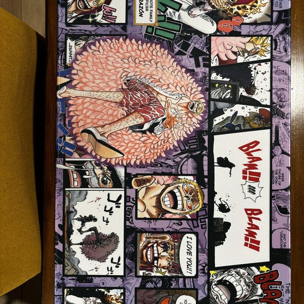 Playmat Jewelry Bonney Bonny With Zones Playmat Game Mat TCG Cute Girl ...