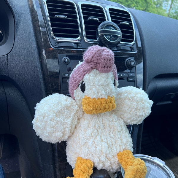 Baby Della Duck Crochet Duck Crochet Snuggler Duck Snuggler Duck Baby ...