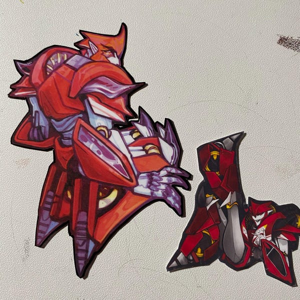 Transformers Prime Decepticon and Autobot's Headshots, Handcut Stickers ...