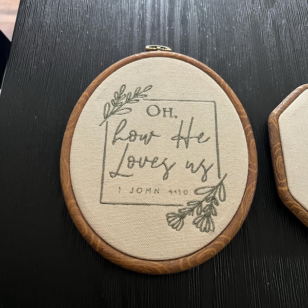 God is Good All the Time Bible Verse Finished Embroidery Hoop Wall ...
