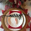 Christmas Place Card, Merry Place Cards, Christmas Place Setting ...