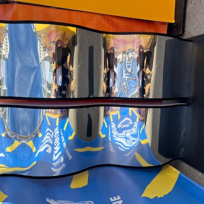 Funhouse Carnival Circus Mirror Sheet Only 6 Feet X 2 Feet. Put in ...