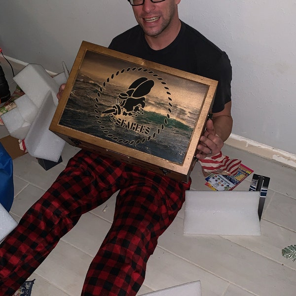 Navy Seabees Keepsake Box - Etsy