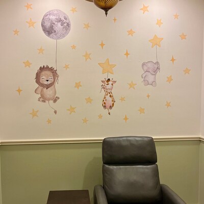 Happy SUN Fabric Wall Decal Toodles Decal Studio - Etsy