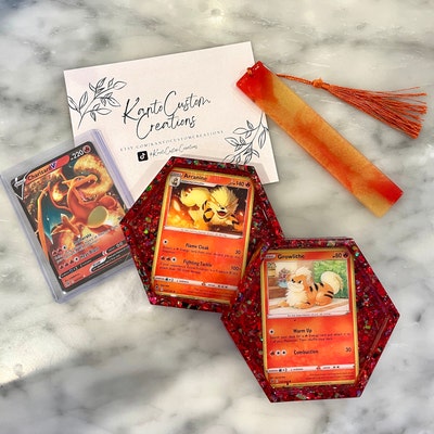 Custom Pokémon Epoxy Resin Coasters - Etsy