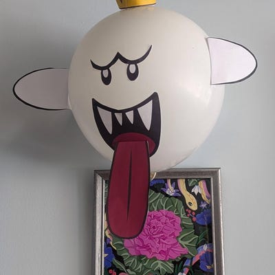 Printable Mario-inspired Ghost Balloons PDF/PNG, Mario Party Decor, DIY ...
