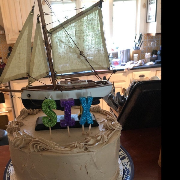 Wooden Ship Model- FRIENDSHIP Like GAFF SLOOP- Sail Boat 9" Long ...