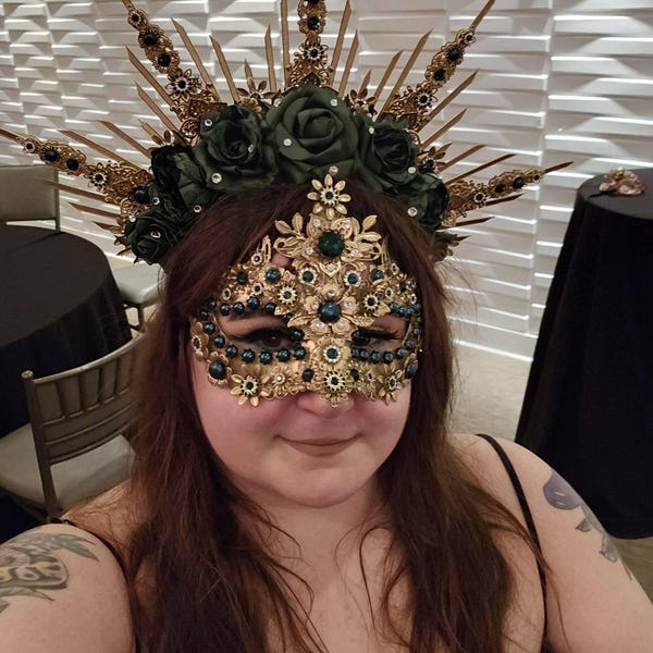 Siren Costume, Siren Mask, Black Siren Mask, Siren Halloween Costume ...