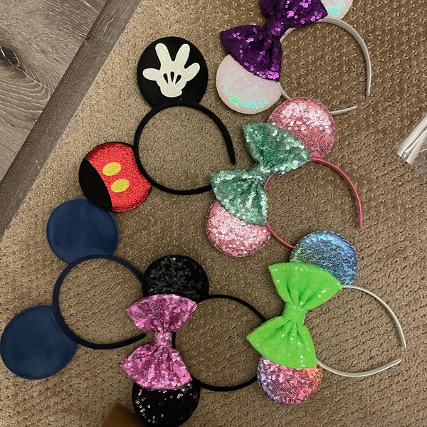 Mickey Mouse Ears, Boy Mickey Ears, Men Mickey Mouse Ears Headband, Boy ...