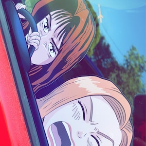 Initial D the Myogi Night Kids Sticker Pack Takeshi and | Etsy